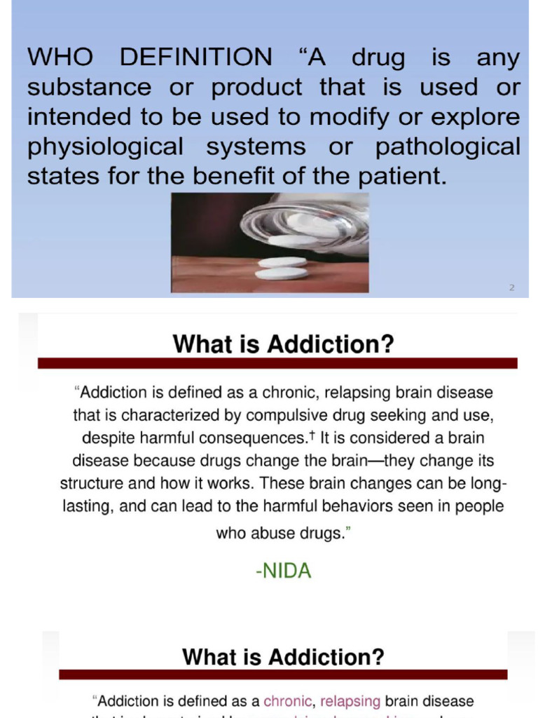 Physiology Og Drug Addiction | PDF