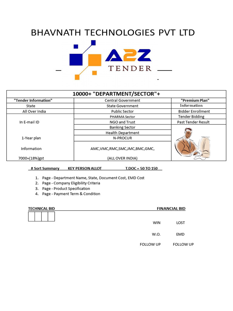 A2z Tender Rajkot Brocher | PDF