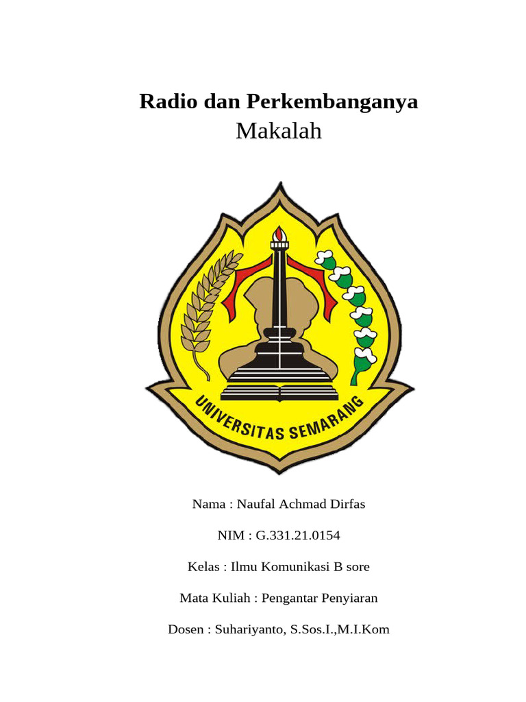 Sejarah dan Perkembangan Radio | PDF