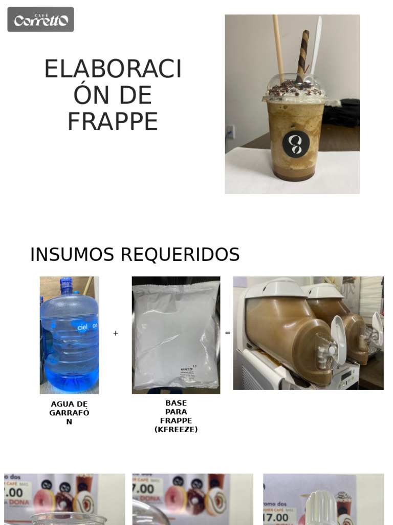 Elaboración de Frappe | PDF