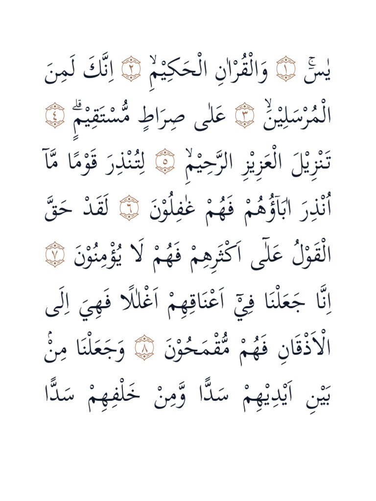 Quran Surah Yasin Overview | PDF