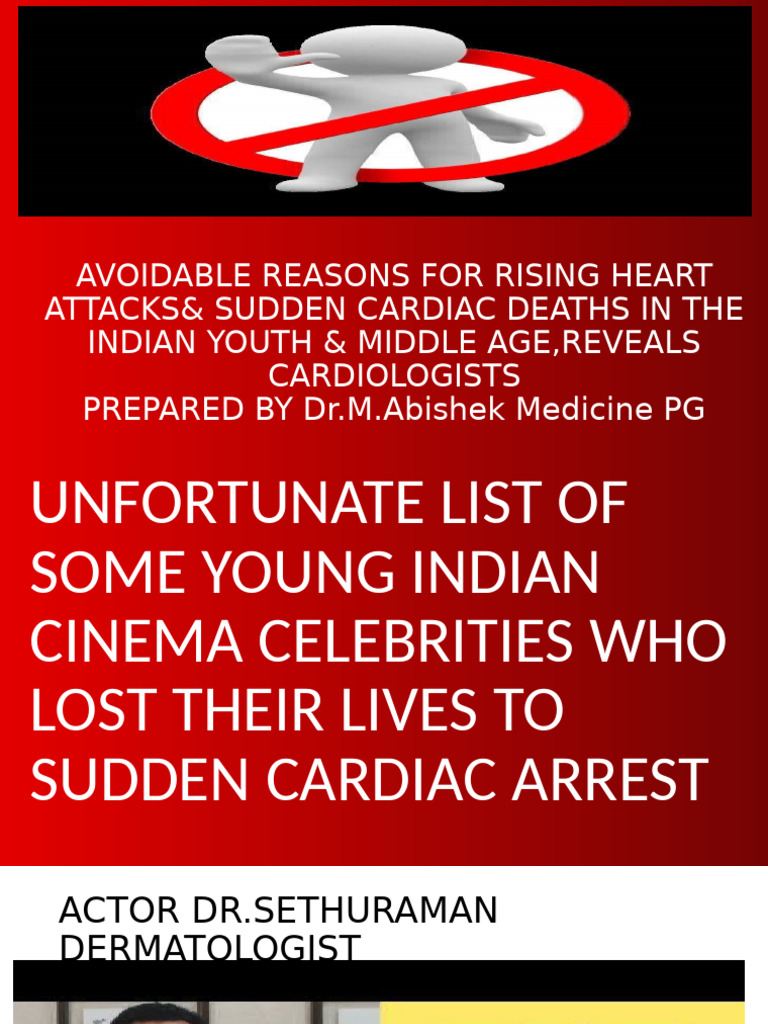 Avoidable Reasons For Rising Heart Attacks | PDF
