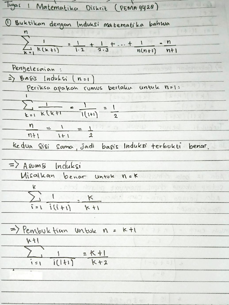 Tugas 1 Matematika Diskrit | PDF