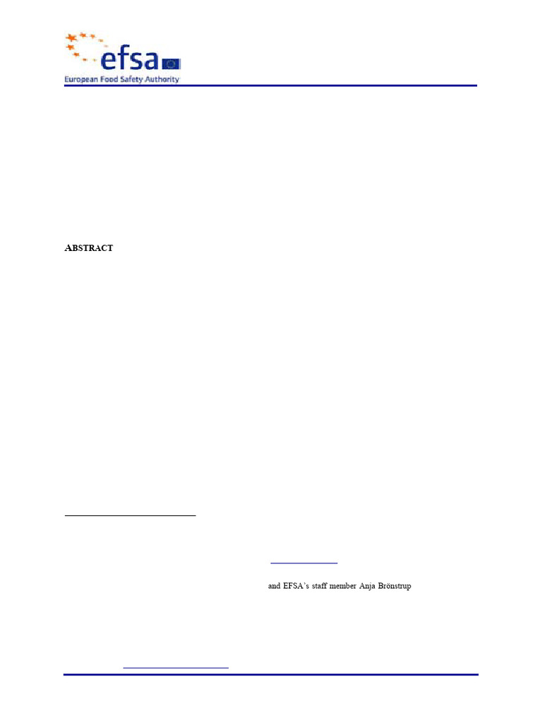 EFSA Journal - 2012 - Scientific Opinion On Dietary Reference Values For Protein | PDF | Amino ...