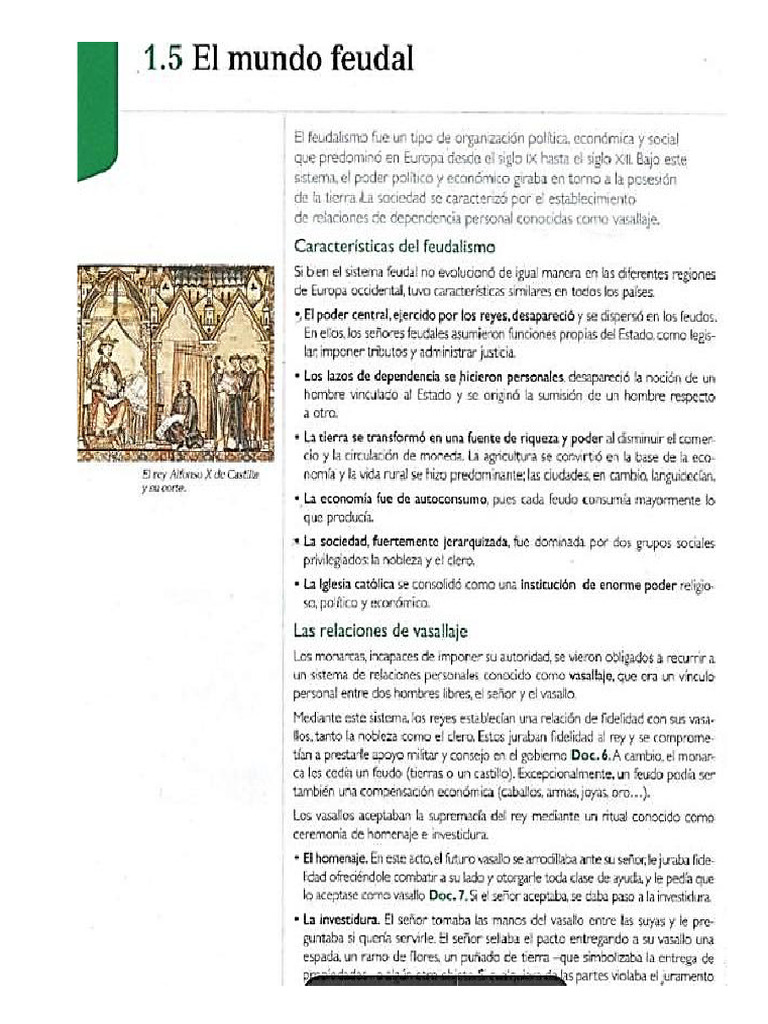 El Mundo Feudal | PDF