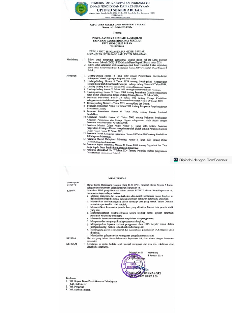 SK Bendahara | PDF