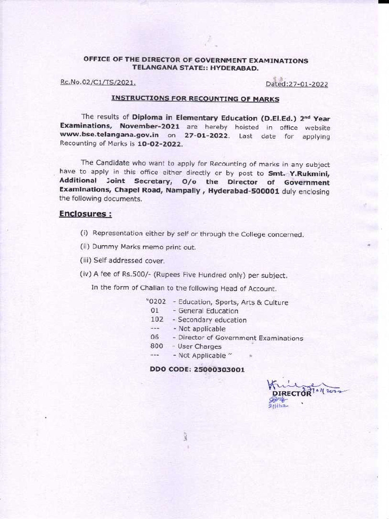 Apply For Recounting | PDF