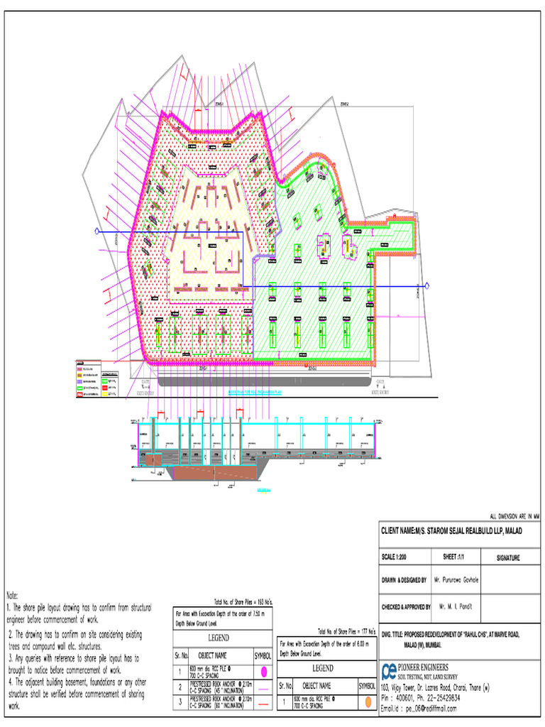 600 Dia Pile With Anchor Ex. 7.50 M Depth | PDF
