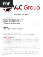 Bahrain Employment Contract Agreement | PDF | Employment | Overtime
