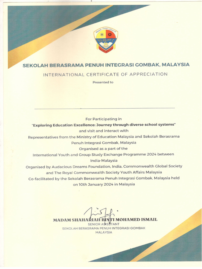 Certificates Malaysia | PDF