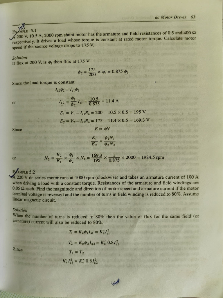 Numericals Industrial Drives | PDF