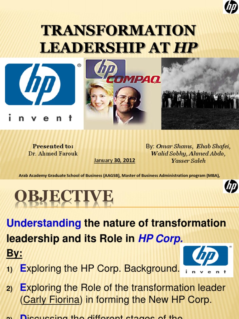 HP-PPT 30 Jan 2012 (Final) | PDF | Hewlett Packard | Strategic Management