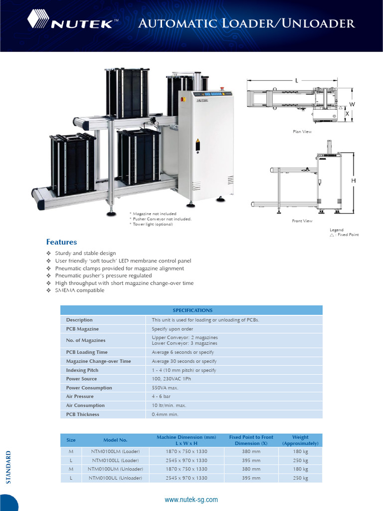 Nutek Automatic - Unloader Unloader | PDF | Printed Circuit Board