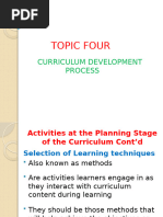 Stages of Curriculum Development | PDF | Curriculum | Educational Assessment