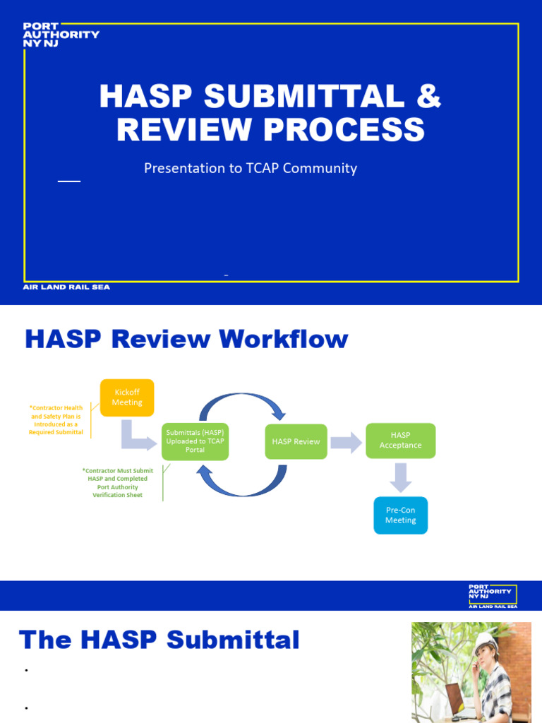 TCAP External - HASP REVIEW PROCESS - ASM - 12142021 | PDF | Safety | Occupational Safety And Health