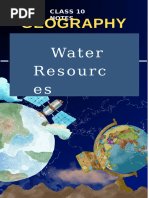 Notes of CH 3 Water Resources - Class 10th Geography | PDF | River | Water