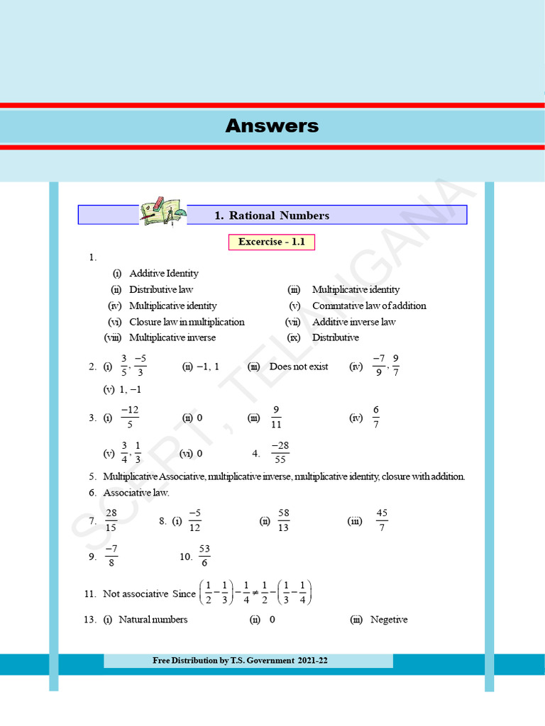 SSC Maths Solutions for Class VIII | PDF | Shape | Numbers