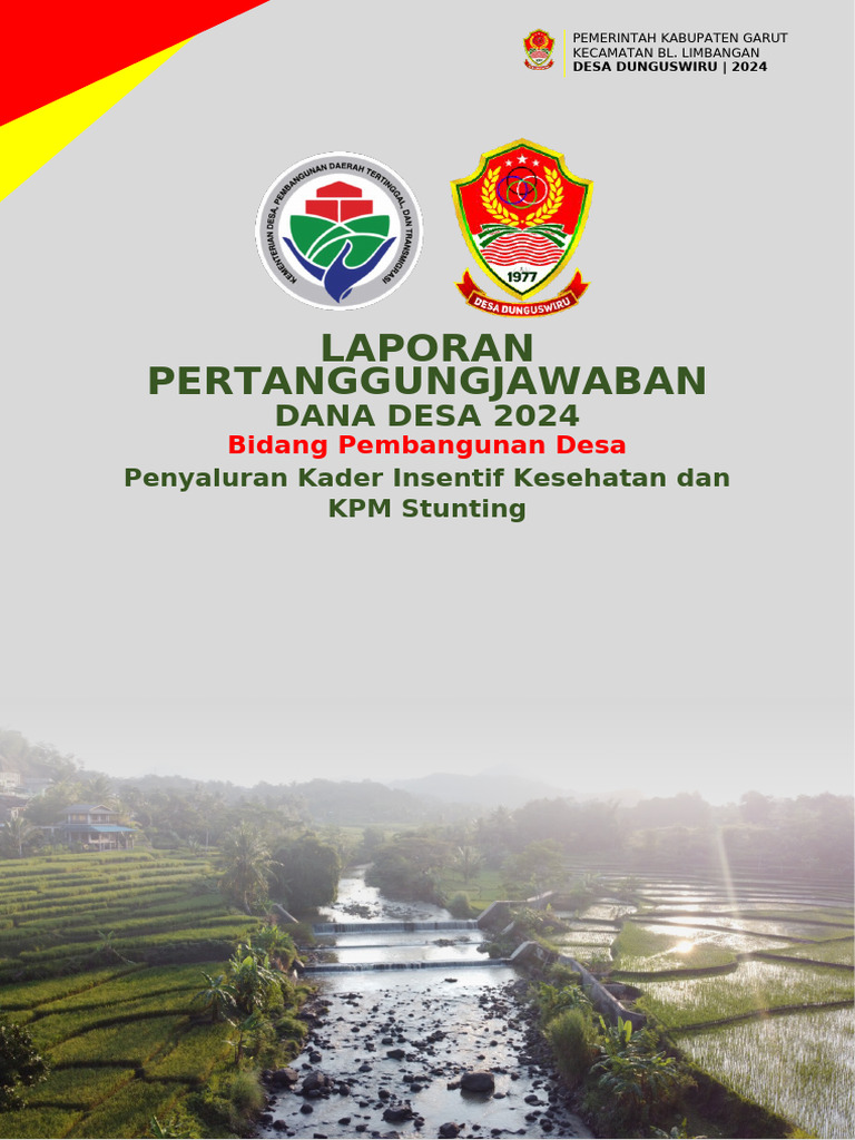 Laporan Pertanggungjawaban Dana Desa 2024 | PDF