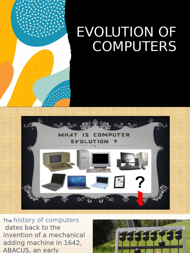 Evolution of Computers | PDF