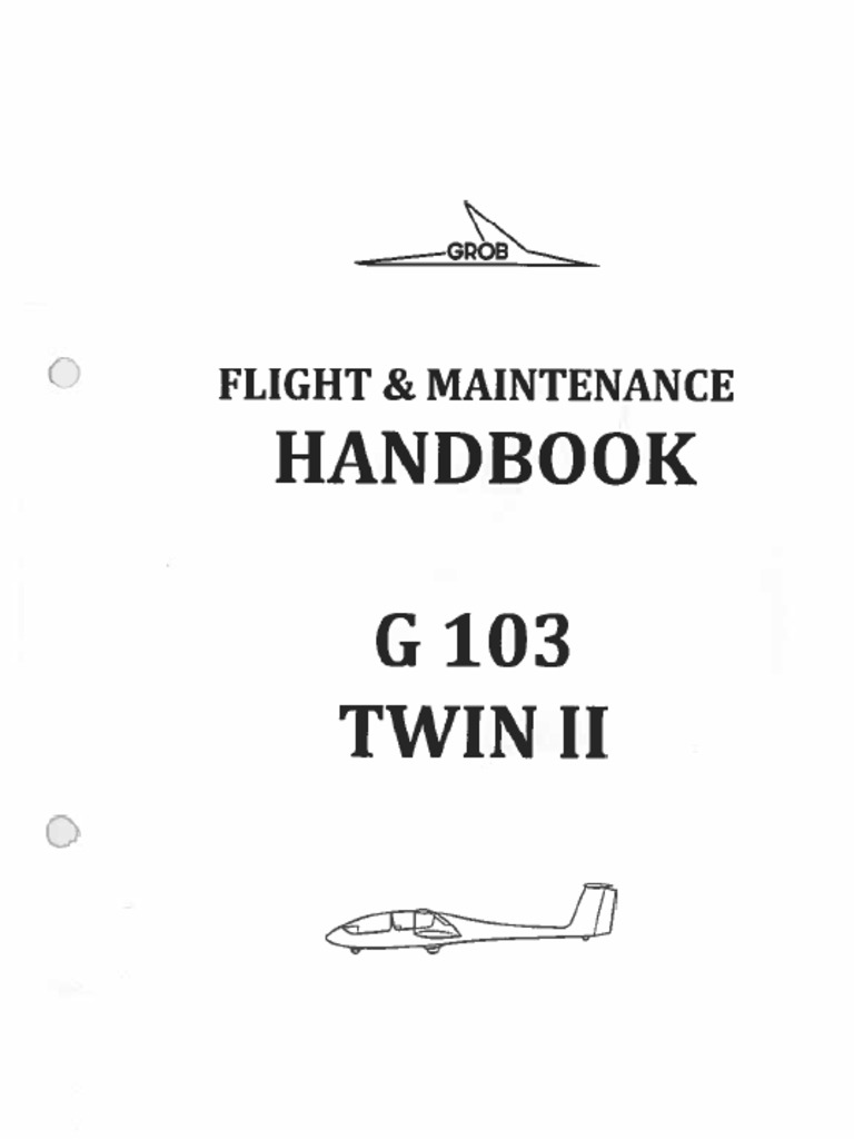 G103 Twin II - Flight Handbook | PDF