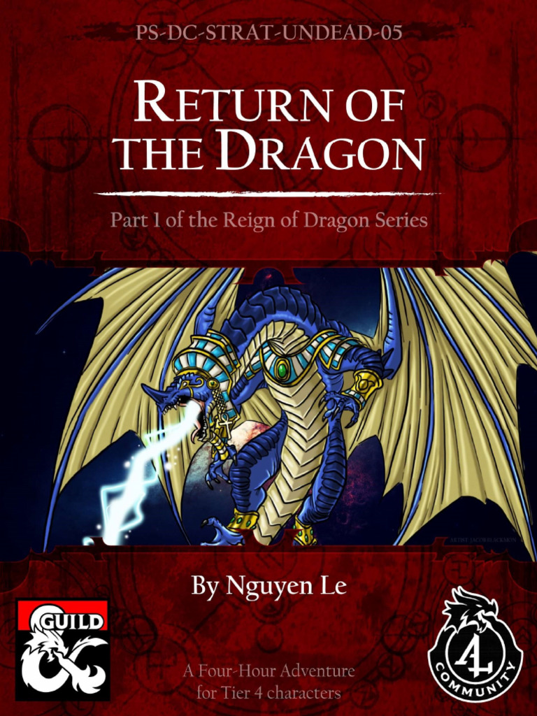 PS-DC-STRAT-UNDEAD-05 - Return of The Dragon v1 - 5 | PDF | Dungeons ...