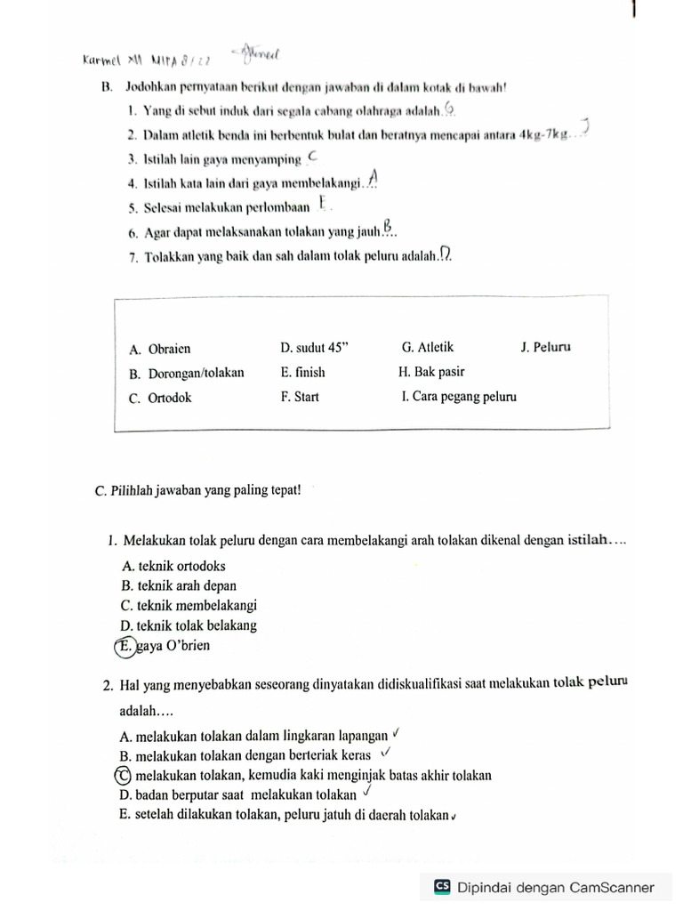 Pjok Kls 12 Last | PDF