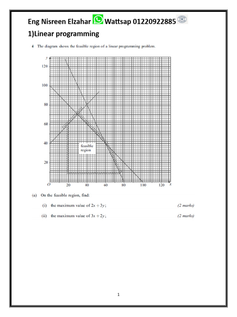 Linear Programming and Graphs Guide | PDF | Theoretical Computer ...
