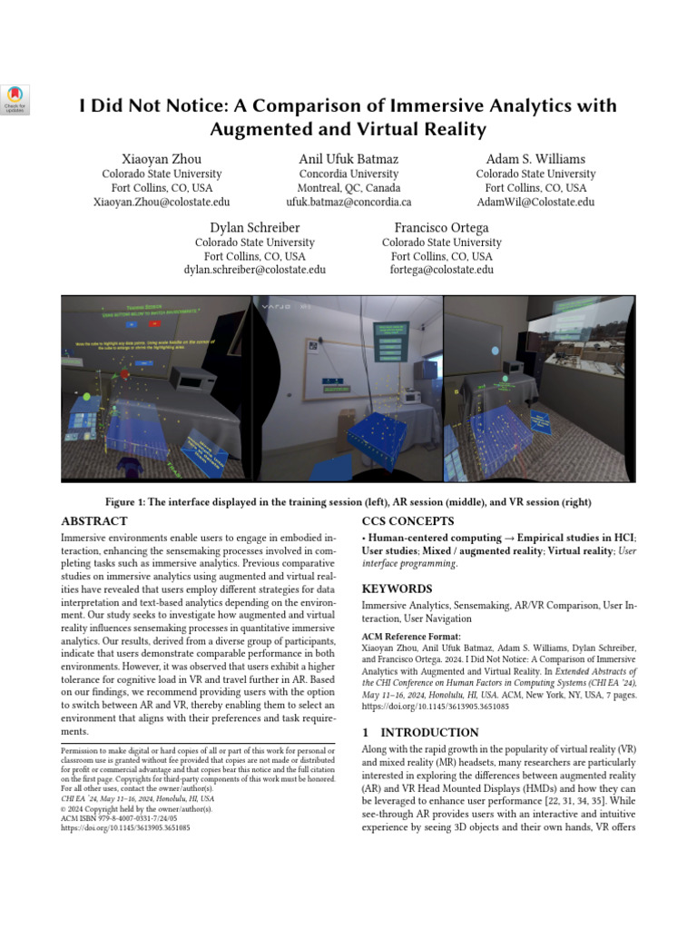 Augmented Reality Paper | PDF | Augmented Reality | Virtual Reality