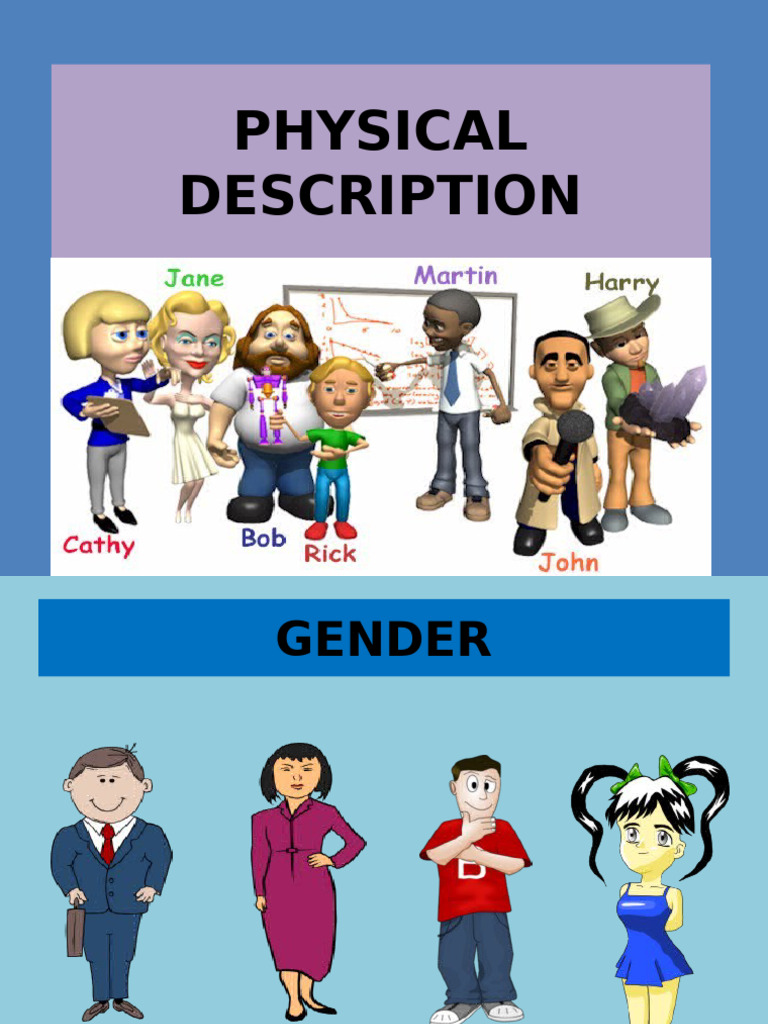 Physical Description Fun Activities Games - 59525 | PDF | Hair | Human ...