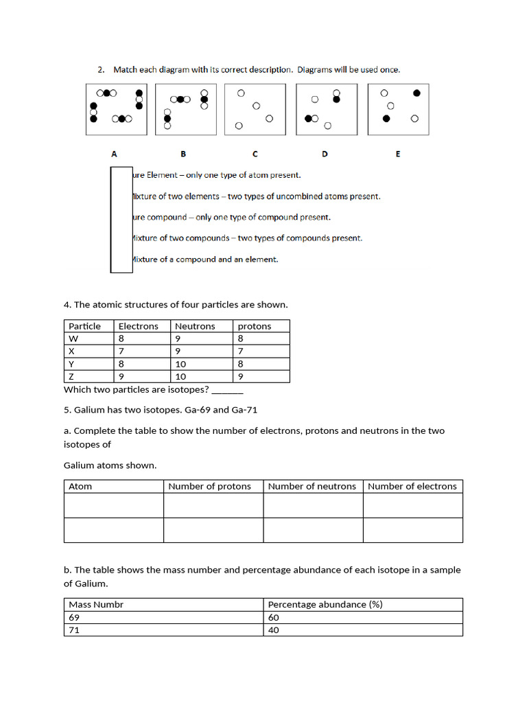 Chemistry Grade 7 Sem 2 | PDF | Chemical Elements | Periodic Table