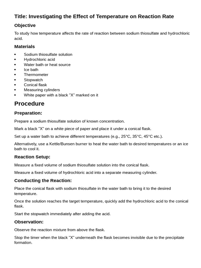 Chemistry Write Up 3 | PDF