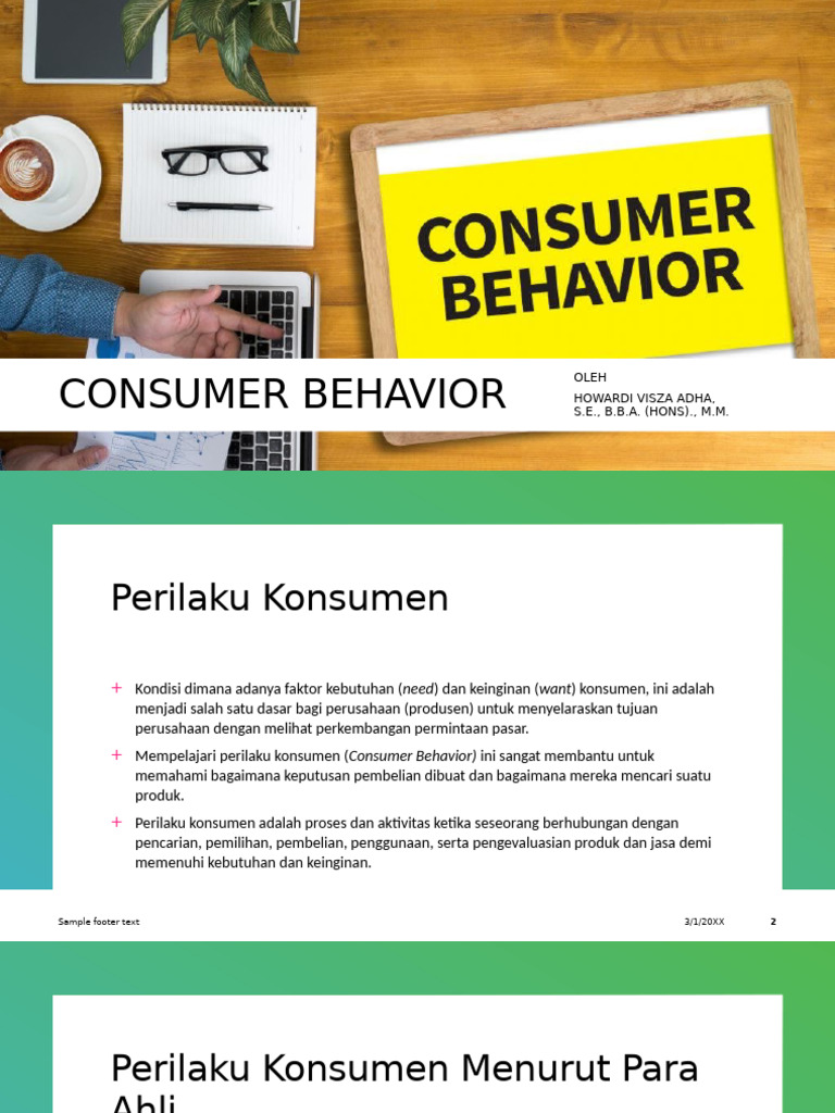Pertemuan 2 Consumer Behavior | PDF