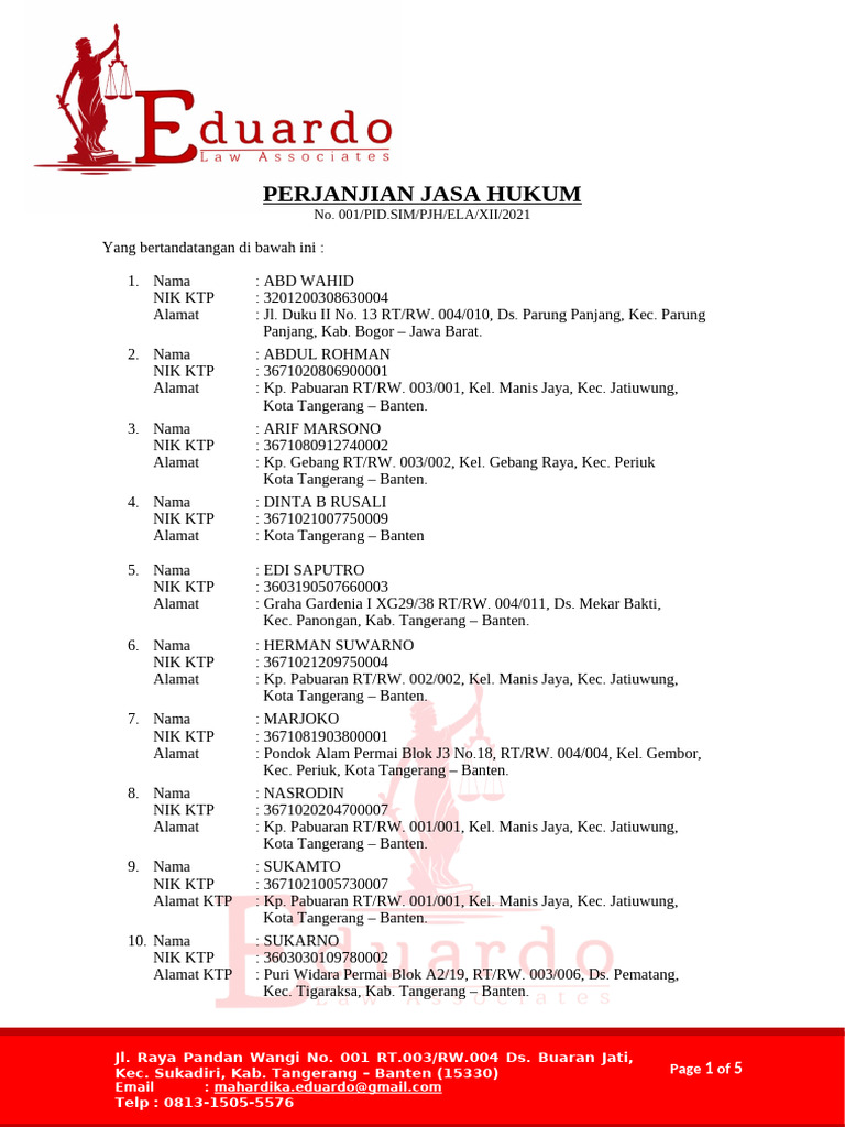 PJH Sarana Pidana | PDF