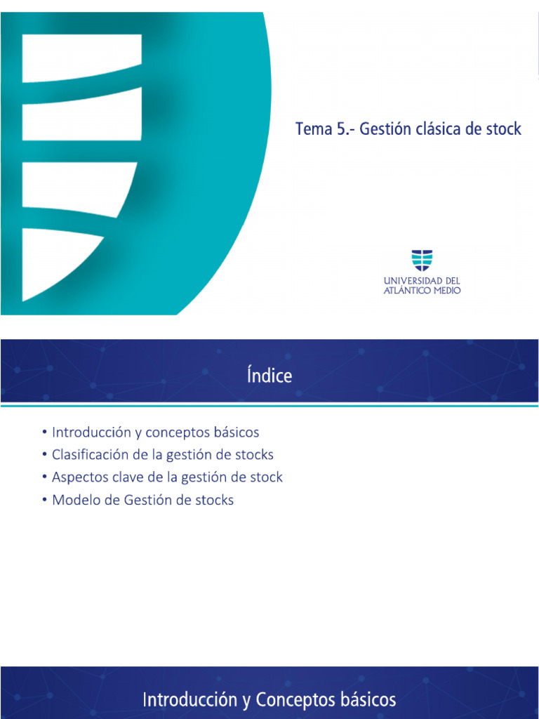Tema 5 - Gestio - N Cla - Sica de Stock | PDF