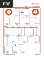 Simplified Tudor Family Tree | PDF | House Of Tudor | English Monarchy