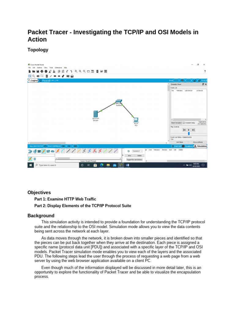 Lab 4 - Supplemental - OSI-TCP | PDF | Internet Protocol Suite ...