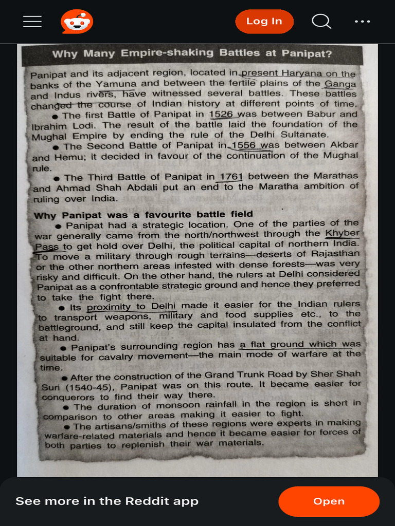 Reddit Httpspreview - Redd.itwhy Were The Battle of Panipat Fought in ...