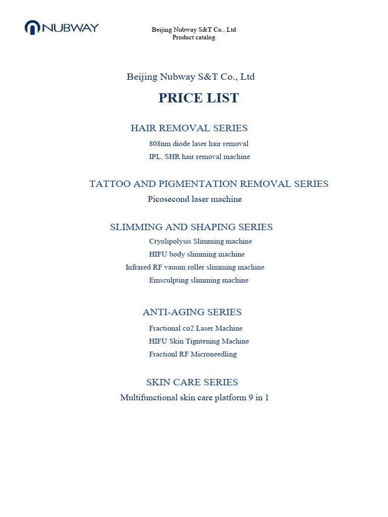 Distributor Pice List 2025 | PDF | Quantum Optics | Laser