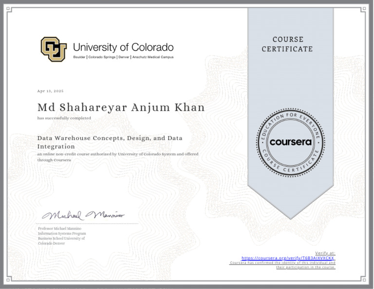 Coursera Certificate 01 PDF | PDF