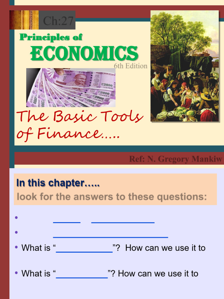 IM - Chapter - 27 - The Basic Tools of Finance - 23052025 | PDF | Time ...