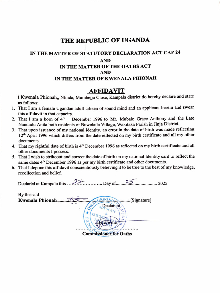 Kwenala Phionah | PDF