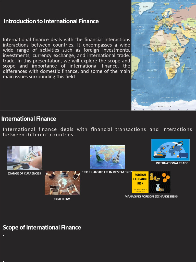 Unit 1-Introduction to International Finance | PDF | Foreign Exchange ...
