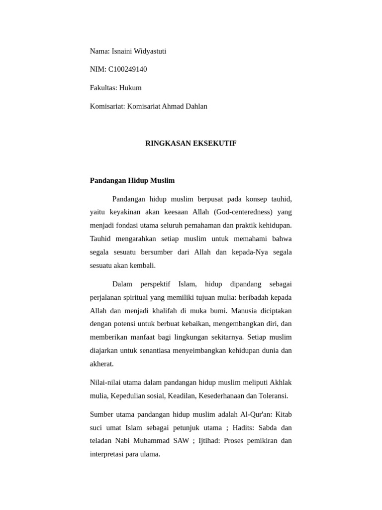 Ringkasan Materi | PDF