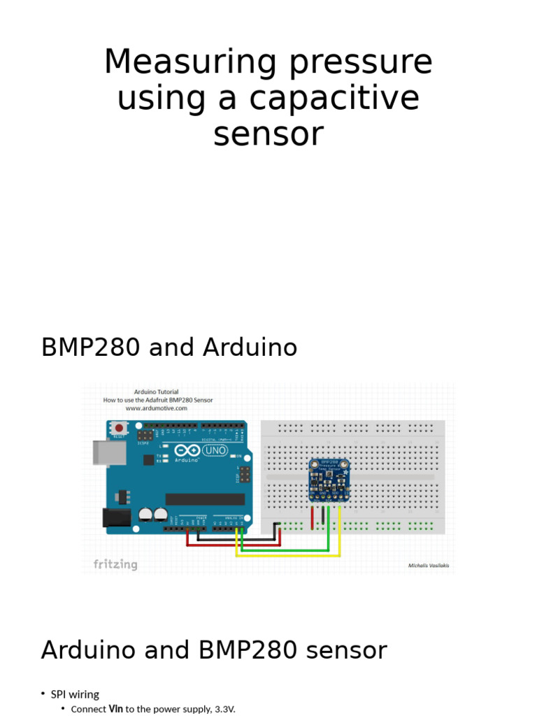 Measuring Pressure Using A Capacitive Sensor | PDF