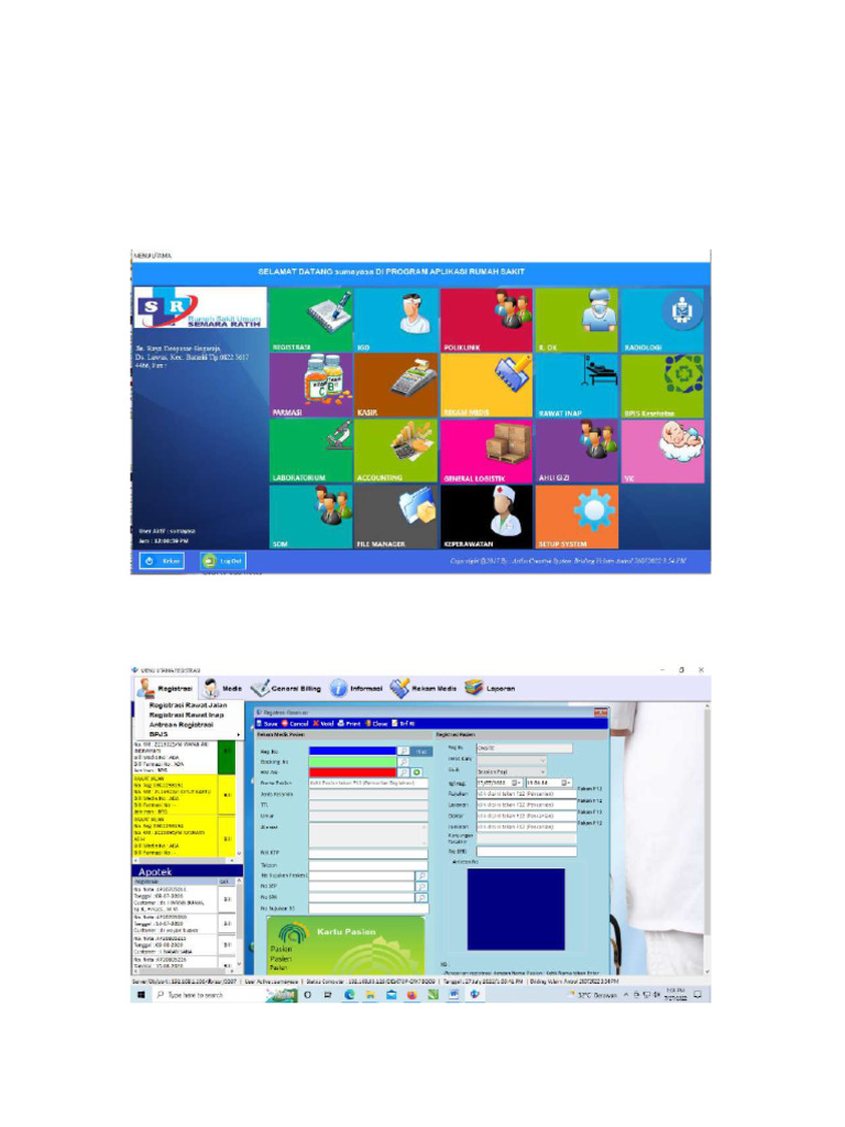 Mrmik 13 Ep B Bukti Penerapan Sistem Informasi Manajemen Rumah Sakit | PDF