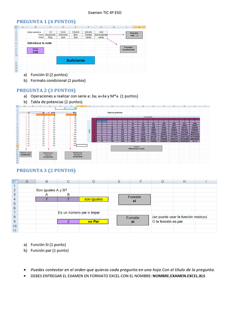 Examen Excel | PDF