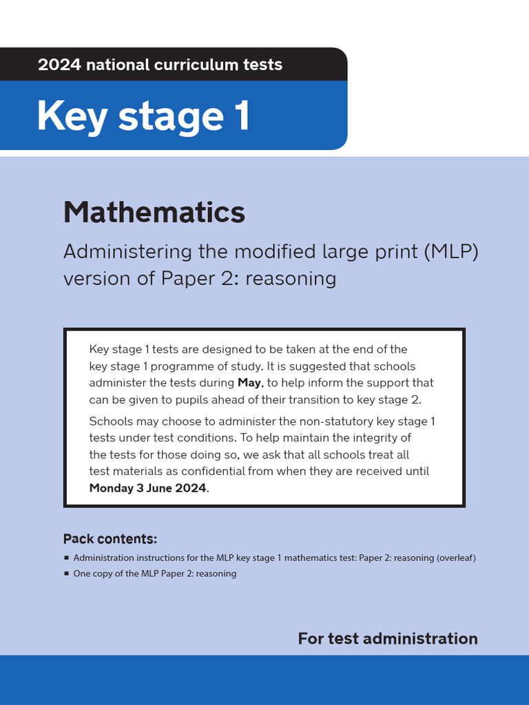 STA248844MLe_2024_ks1_mathematics_Administering_MLP_Paper2_reasoning | PDF