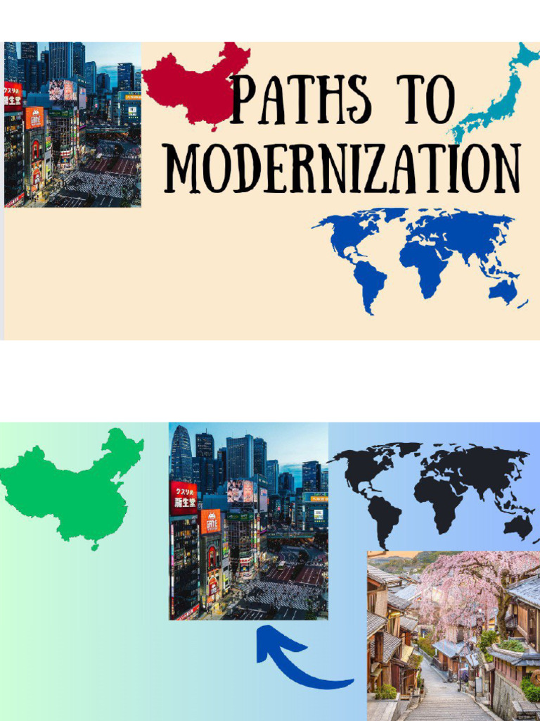 PATHS TO MODERNIZATION Notes | PDF