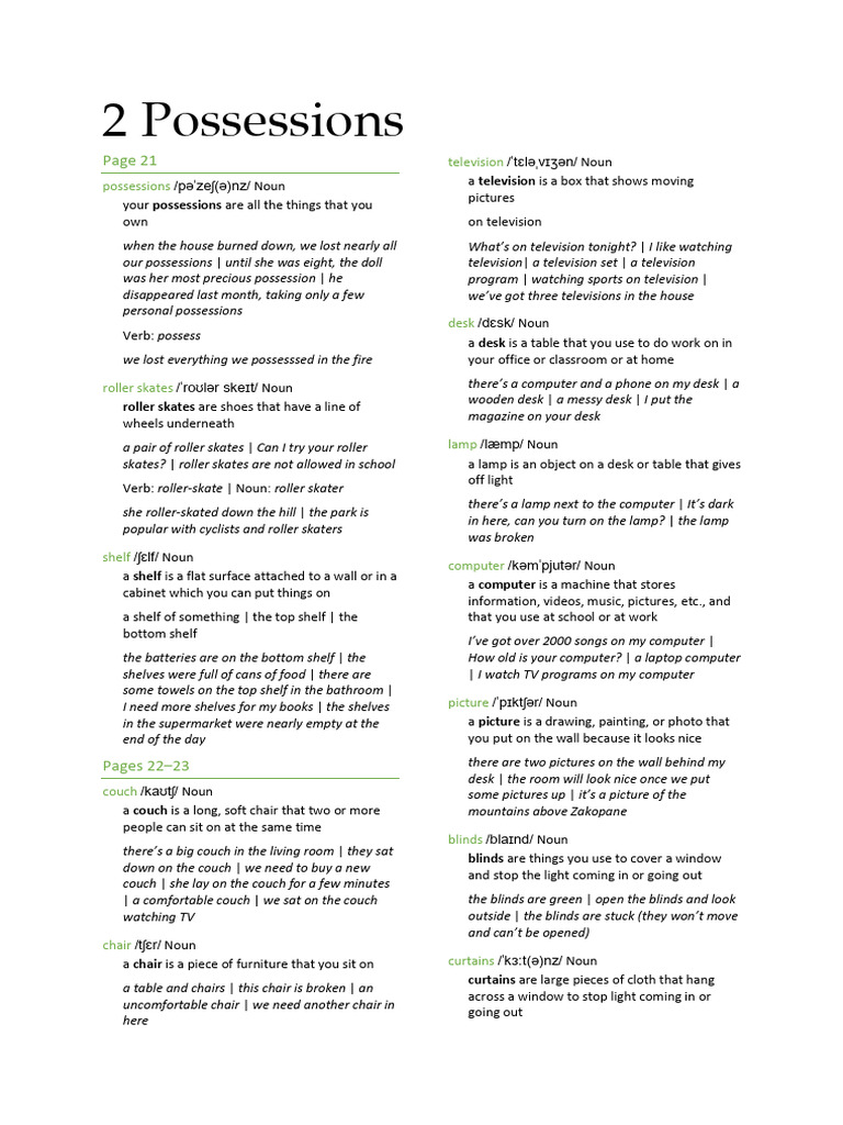 Life 2e sb2 U02 Wordlist | PDF | Pound Sterling | Adjective