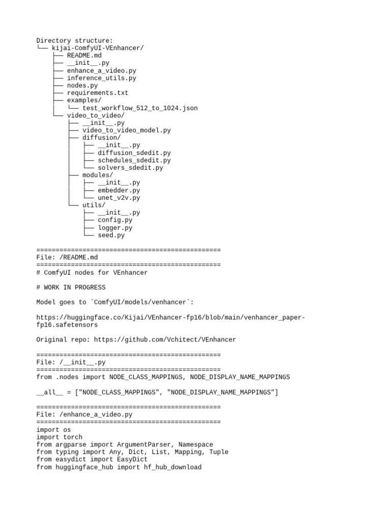Kijai ComfyUI VEnhancer | PDF | Computer Programming | Computing